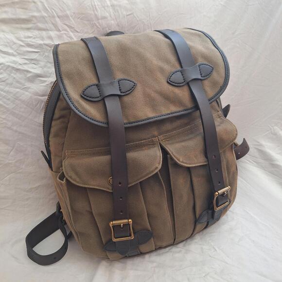 Filson | Other | Filson Rucksack Backpack Made In Usa Rugged Twill Tan ...